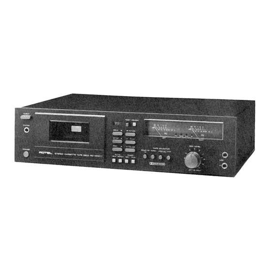 ROTEL RD-1000M OWNER'S MANUAL Pdf Download | ManualsLib