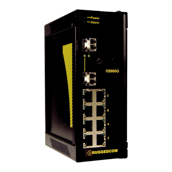 RUGGEDCOM RUGGEDSWITCH RS900G INSTALLATION MANUAL Pdf Download | ManualsLib