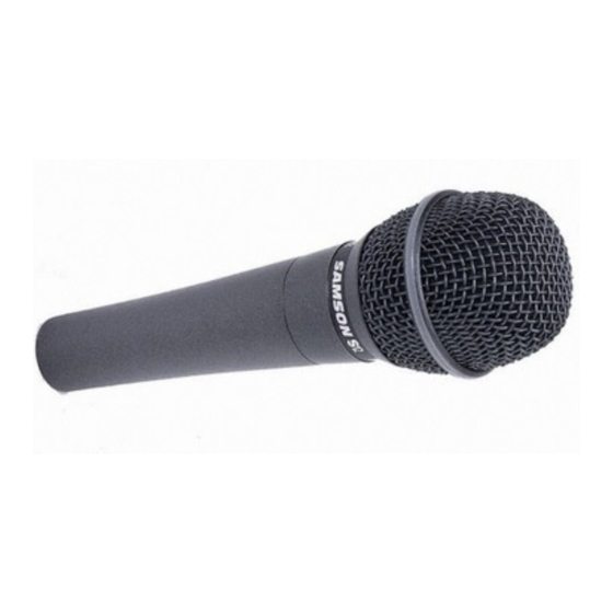 SAMSON S12 SPECIFICATIONS Pdf Download | ManualsLib