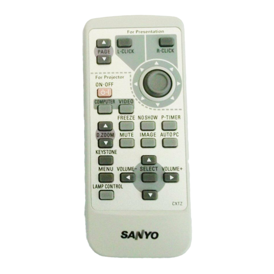 SANYO POA-RCKIT04 OPERATING INSTRUCTIONS Pdf Download | ManualsLib