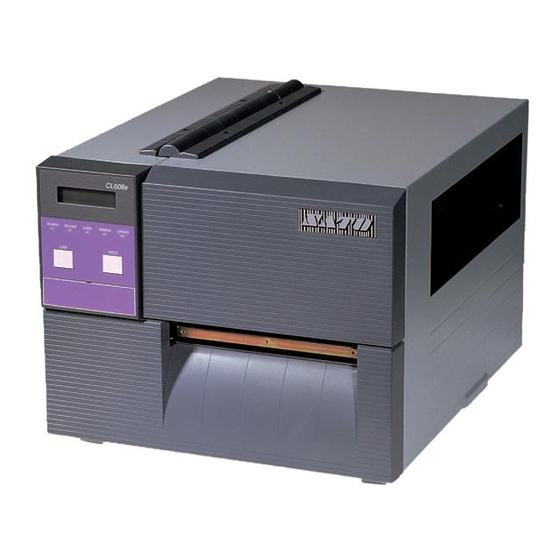 SATO CL608E/CL612E SERVICE MANUAL Pdf Download | ManualsLib