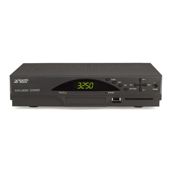 SCIENTIFIC ATLANTA 3250HDTM SPECIFICATION SHEET Pdf Download | ManualsLib