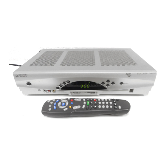 SCIENTIFIC ATLANTA 8300HD FAQ Pdf Download | ManualsLib