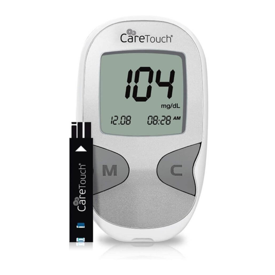 CARETOUCH CT210 QUICK REFERENCE MANUAL Pdf Download | ManualsLib