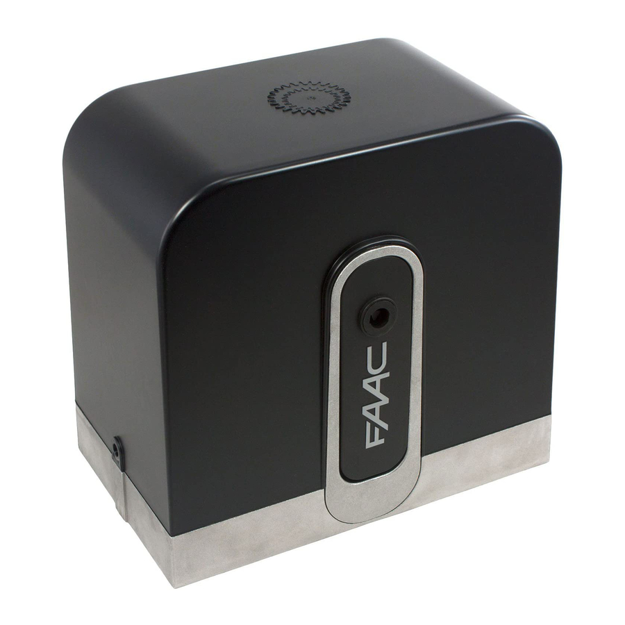 FAAC C720 MANUAL Pdf Download | ManualsLib