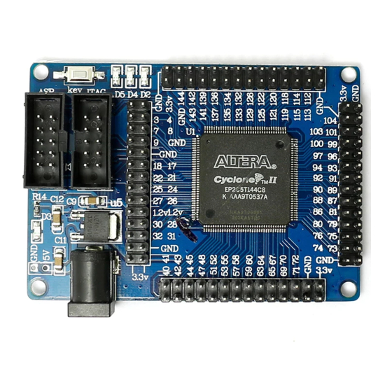 ALTERA CYCLONE II REFERENCE MANUAL Pdf Download | ManualsLib