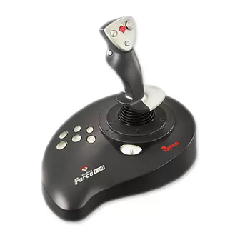 GENIUS MAXFIGHTER FORCE FEEDBACK F-33 VIDEO GAME CONTROLLER USER MANUAL ...