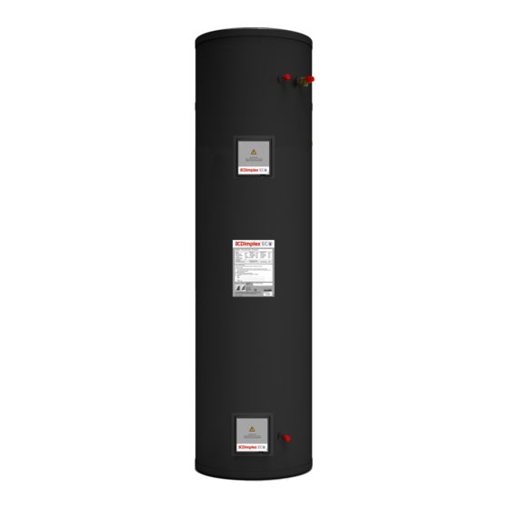 DIMPLEX ECSD125-580 WATER HEATER INSTALLATION AND USER INSTRUCTIONS ...