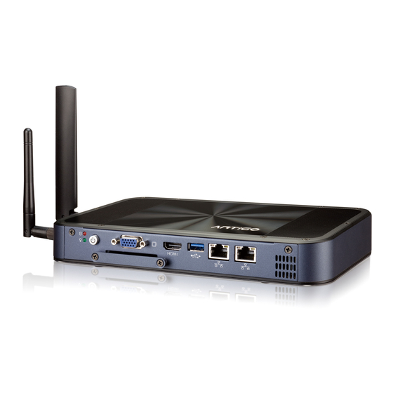 VIA TECHNOLOGIES ARTIGO-A1200 QUICK MANUAL Pdf Download | ManualsLib