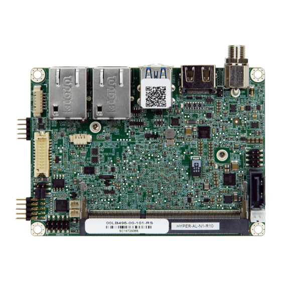 IEI TECHNOLOGY HYPER-AL SERIES SINGLE BOARD COMPUTER USER MANUAL | ManualsLib