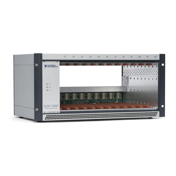 NATIONAL INSTRUMENTS SLSC-12001 CHASSIS GETTING STARTED MANUAL AND ...