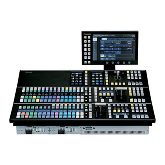 PANASONIC AV-HS60C4E CONTROL PANEL OPERATING INSTRUCTIONS MANUAL ...