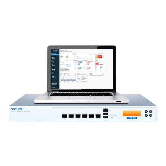 SOPHOS SFM 300 FIREWALL QUICK START MANUAL | ManualsLib