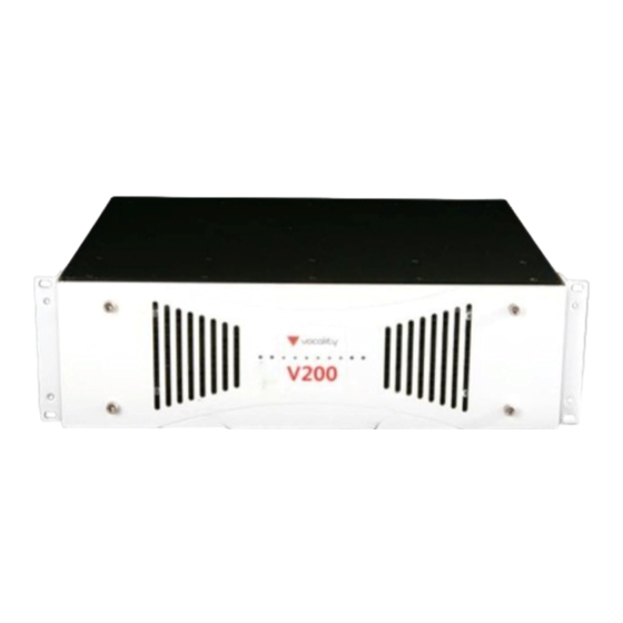 VOCALITY V200 MULTIPLEXER USER MANUAL | ManualsLib