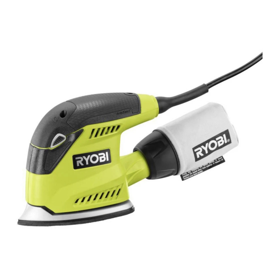 RYOBI ECS120K SANDER OWNER'S OPERATING MANUAL | ManualsLib