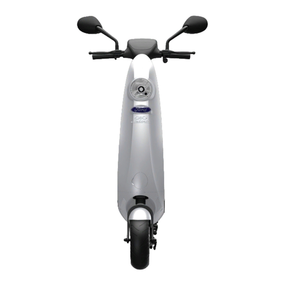 FORD OJO ELECTRIC 500 SERIES SCOOTER OWNER'S MANUAL | ManualsLib