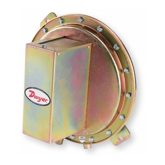 DWYER INSTRUMENTS 1620 SERIES SWITCH INSTALLATION AND OPERATING ...