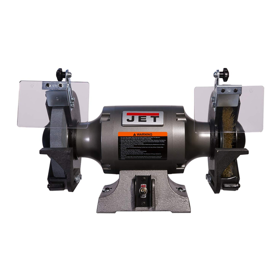 JET JBG-W SERIES GRINDER OPERATING INSTRUCTIONS AND PARTS MANUAL ...