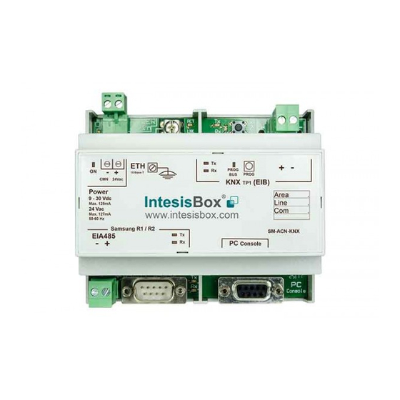 INTESISBOX KNX TP-1 (EIB) SERVER USER MANUAL | ManualsLib