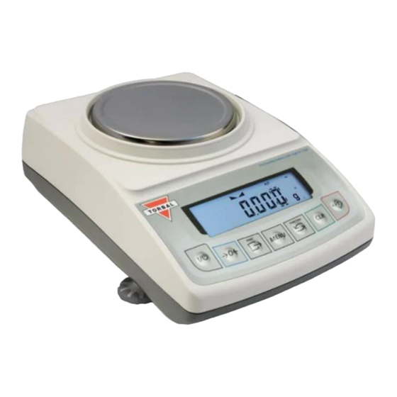 TORBAL ATA SERIES SCALES INSTRUCTION MANUAL | ManualsLib