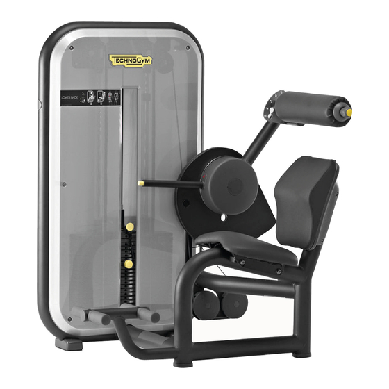 TECHNOGYM ELEMENT+ LOWER BACK USER MANUAL Pdf Download | ManualsLib