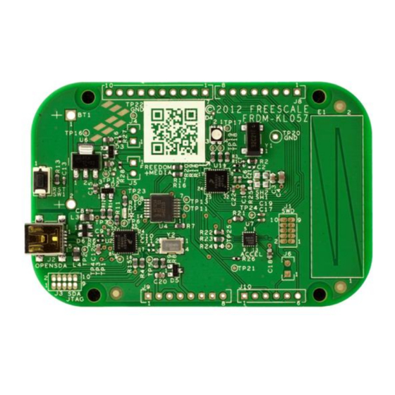 FREESCALE SEMICONDUCTOR FRDM-KL05Z USER MANUAL Pdf Download | ManualsLib
