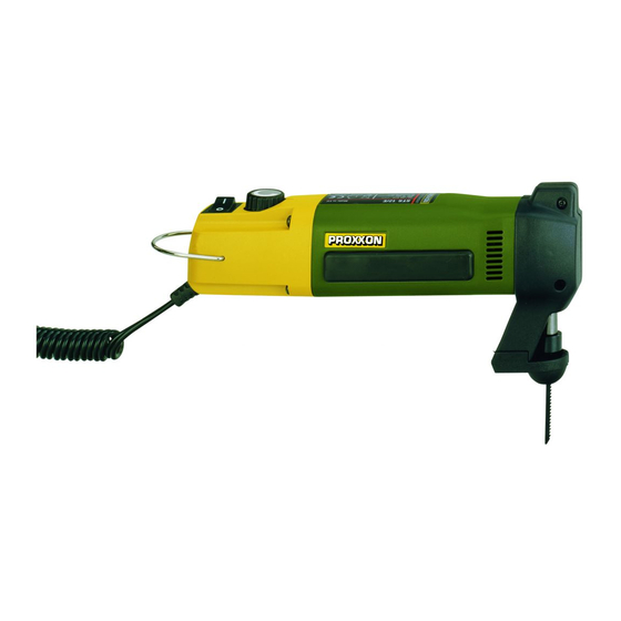 PROXXON STS 12/E POWER TOOL MANUAL | ManualsLib