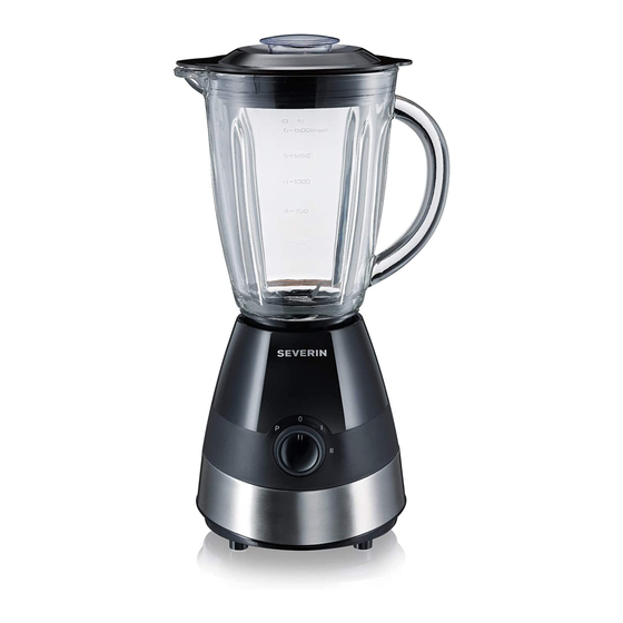 SEVERIN SM3718 BLENDER INSTRUCTIONS FOR USE MANUAL | ManualsLib