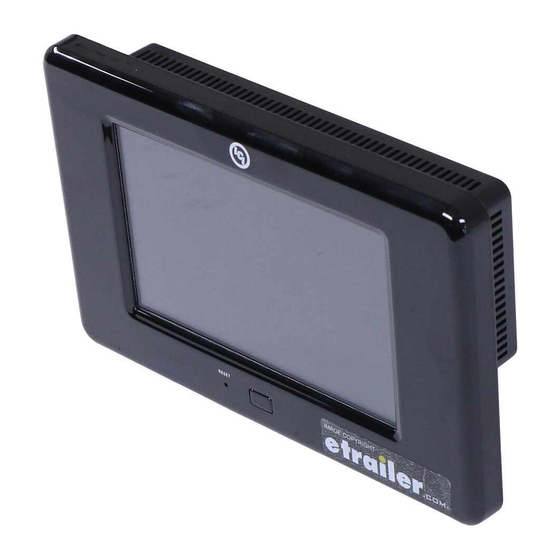 LIPPERT COMPONENTS OCTP TOUCH PANEL OWNER'S MANUAL | ManualsLib