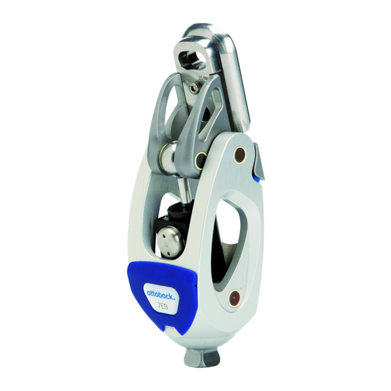 OTTO BOCK 7E9 INSTRUCTIONS FOR USE MANUAL Pdf Download | ManualsLib