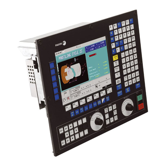 FAGOR CNC 8055 TC CONTROL SYSTEM SELF-TEACHING MANUAL | ManualsLib