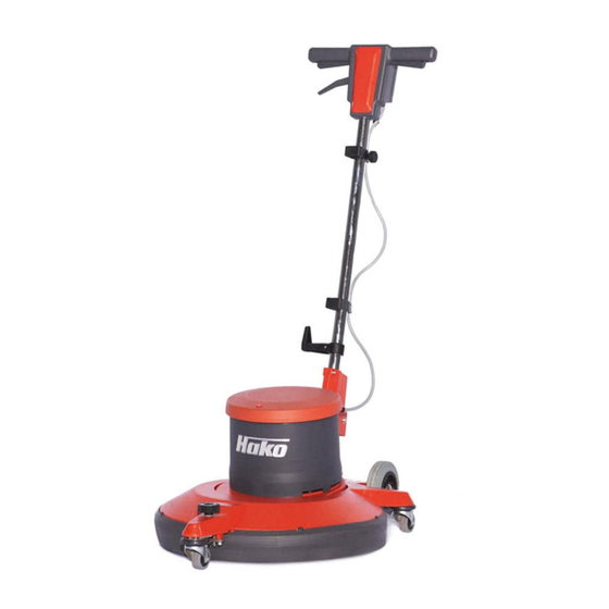 HAKO CLEANSERV PE53/1100 FLOOR MACHINE INSTRUCTION MANUAL | ManualsLib