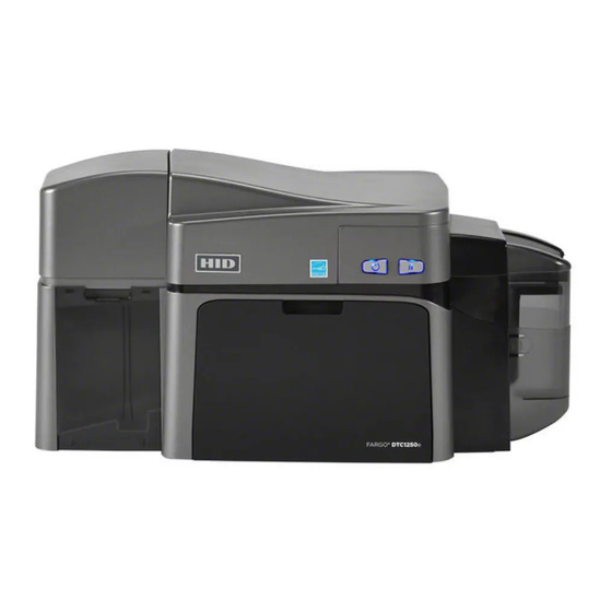 HID FARGODTC 1250E PRINTER SETUP PROCEDURE | ManualsLib