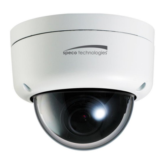 SPECO INTENSIFIER O2ID8 SECURITY CAMERA QUICK INSTALLATION MANUAL ...
