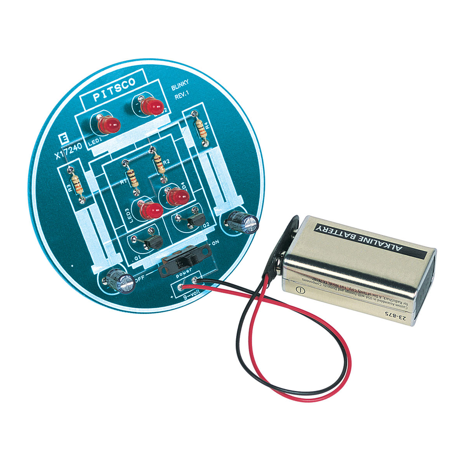 PITSCO BLINKY ROBOTICS USER MANUAL | ManualsLib