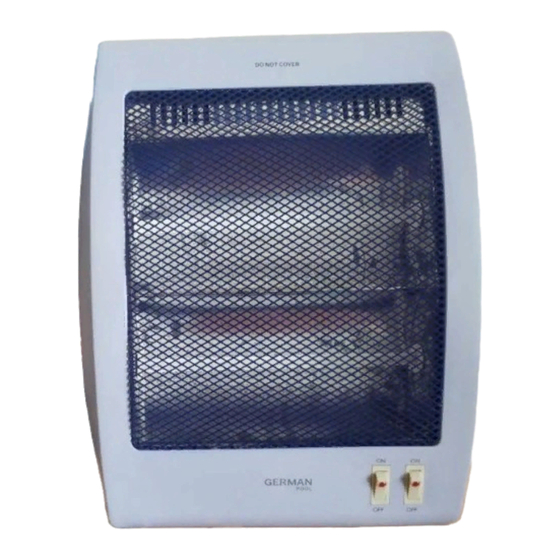 GERMAN POOL HTD-89H HEATER OPERATING INSTRUCTIONS MANUAL | ManualsLib