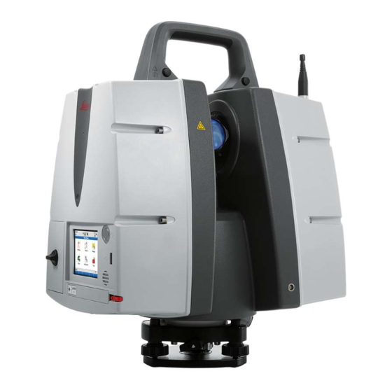 LEICA SCANSTATION P50 USER MANUAL Pdf Download | ManualsLib