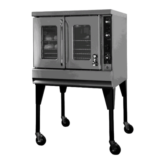 MONTAGUE VECTAIRE 70 SERIES CONVECTION OVEN INSTRUCTION MANUAL | ManualsLib