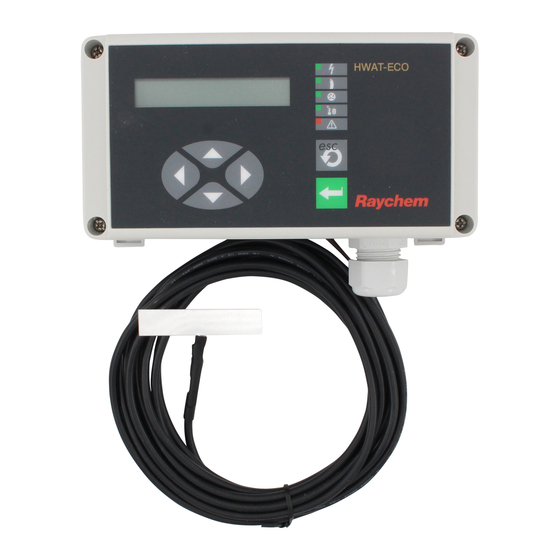 NVENT RAYCHEM HWAT-ECO CONTROLLER INSTALLATION AND OPERATION MANUAL ...