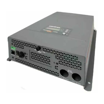 XANTREX FREEDOM X 1200 120VAC INVERTER OWNER'S MANUAL | ManualsLib