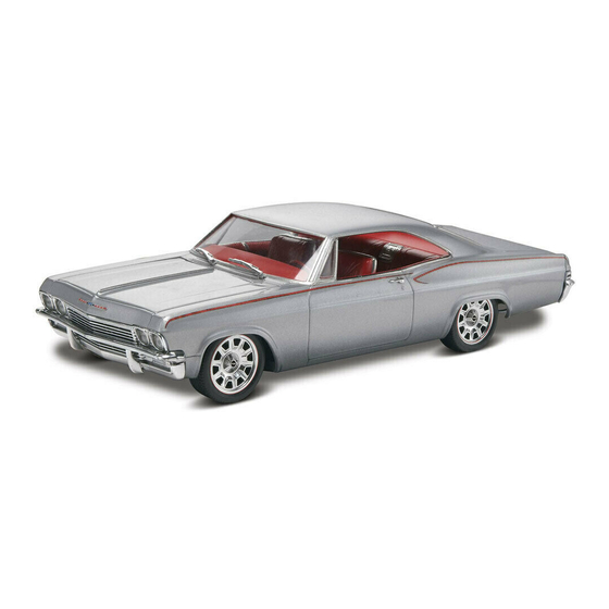 REVELL FOOSE 65 CHEVY IMPALA MOTORIZED TOY CAR MANUAL | ManualsLib
