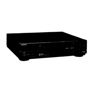 SONY CDP-C5F OPERATING INSTRUCTIONS MANUAL Pdf Download | ManualsLib