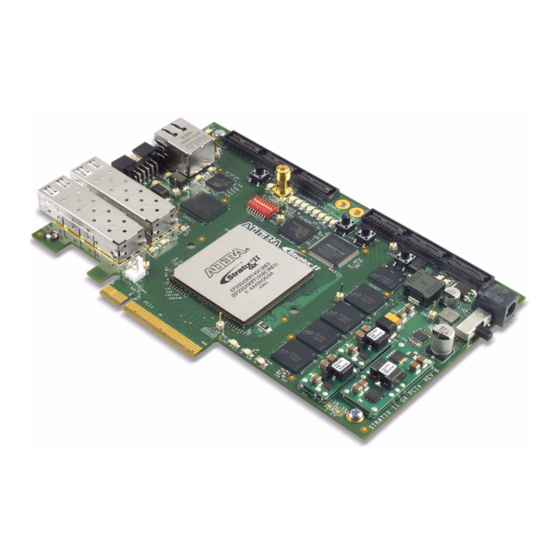 ALTERA STRATIX II GX PCI EXPRESS MOTHERBOARD REFERENCE MANUAL | ManualsLib