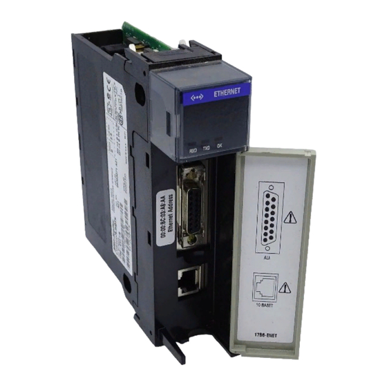 ALLEN-BRADLEY 1756-ENET/B USER MANUAL Pdf Download | ManualsLib