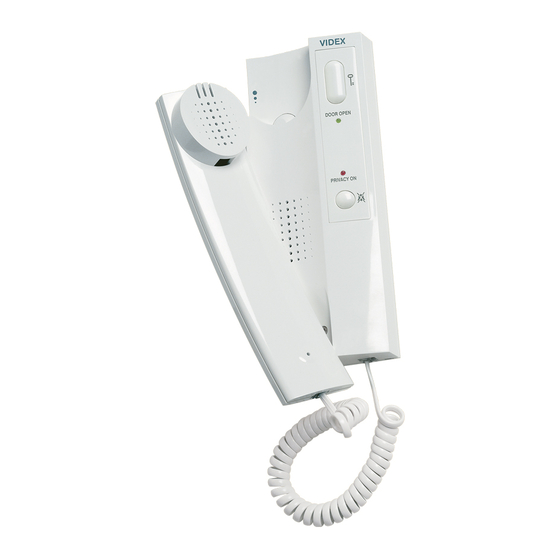 VIDEX 3000 SERIES TELEPHONE QUICK MANUAL | ManualsLib