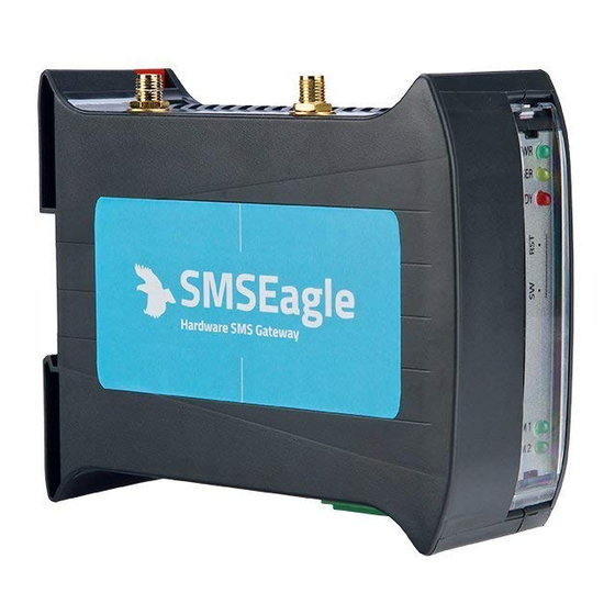 SMSEAGLE NXS-9750-4G GATEWAY USER MANUAL | ManualsLib