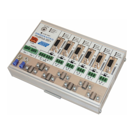 PROCENTEC PROFIHUB B5 PLUS REPEATER USER MANUAL | ManualsLib