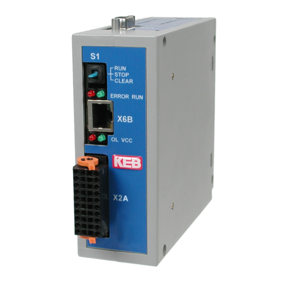 KEB C6-COMPACT INSTRUCTION MANUAL Pdf Download | ManualsLib