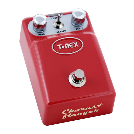 T-REX TONEBUG SERIES MUSIC PEDAL USER MANUAL | ManualsLib