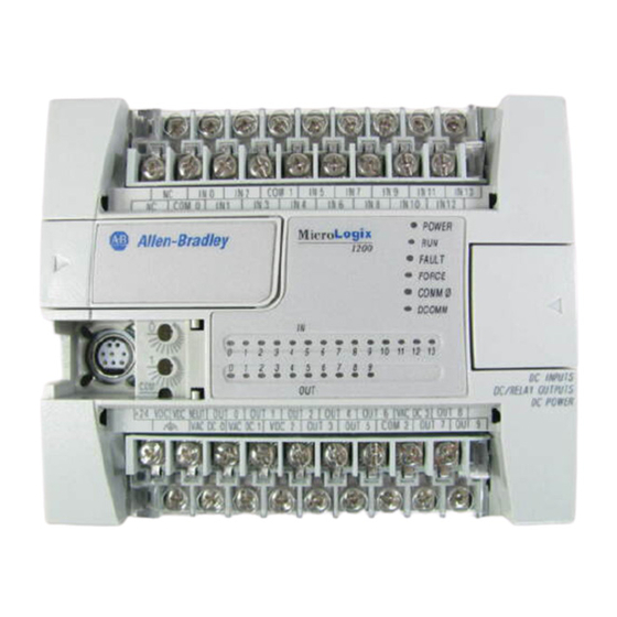 ALLEN-BRADLEY MICROLOGIX 1200 CONTROLLER USER MANUAL | ManualsLib